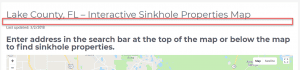 Pricing | Interactive Sinkhole Maps