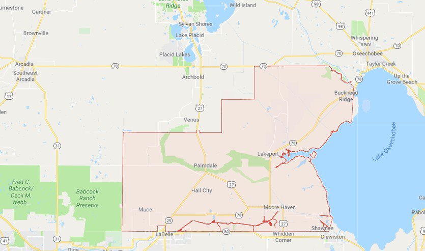 Sinkholes in Glades County, FL | Florida Sinkholes | Interactive ...