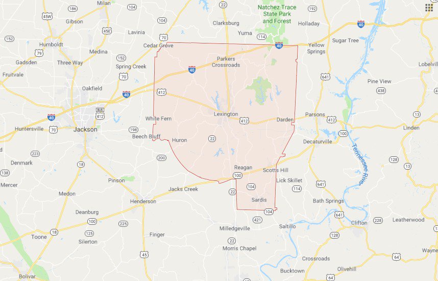 Sinkholes in Henderson County, TN | Tennessee Sinkholes | Interactive ...