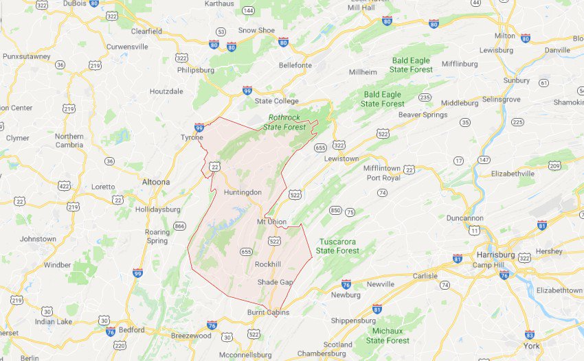 Sinkholes in Huntingdon County, PA | Pennsylvania Sinkholes ...