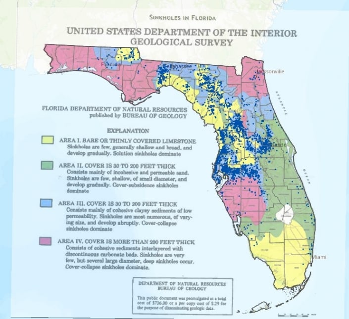 Can Sinkholes Be Predicted? Florida Sinkhole Risk, Detection and ...