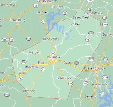 Sinkholes in Adair County, KY | Kentucky Sinkholes | Interactive ...