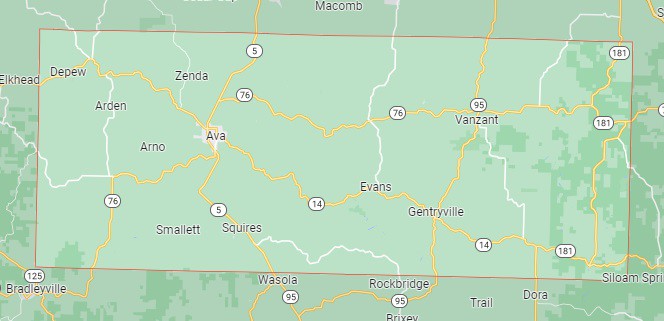 Sinkholes in Douglas County, MO | Missouri Sinkholes | Interactive ...
