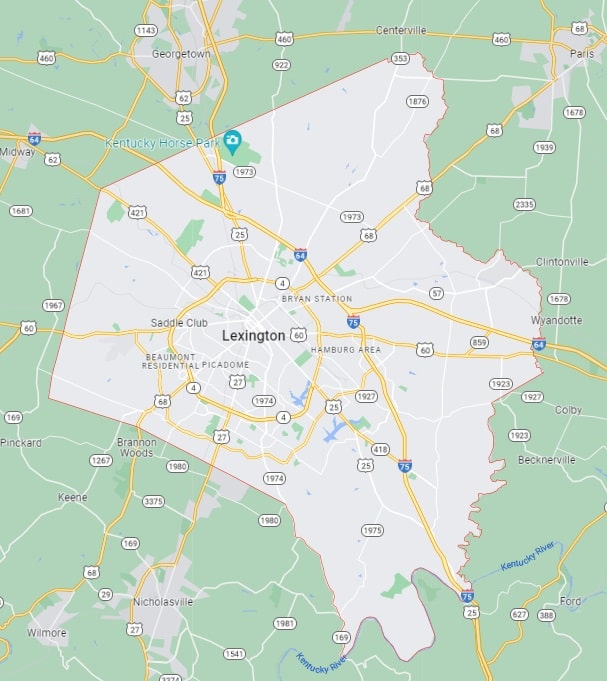 Sinkholes in Fayette County, KY | Kentucky Sinkholes | Interactive ...