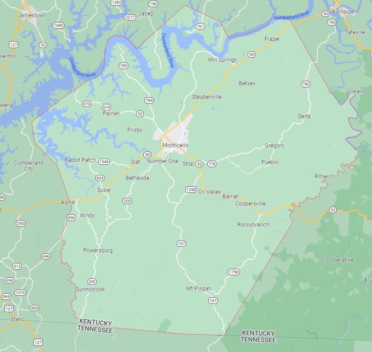 Sinkholes in Wayne County, KY | Kentucky Sinkholes | Interactive ...