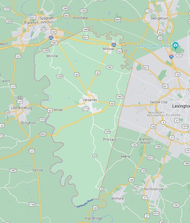 Sinkholes in Woodford County, KY | Kentucky Sinkholes | Interactive ...